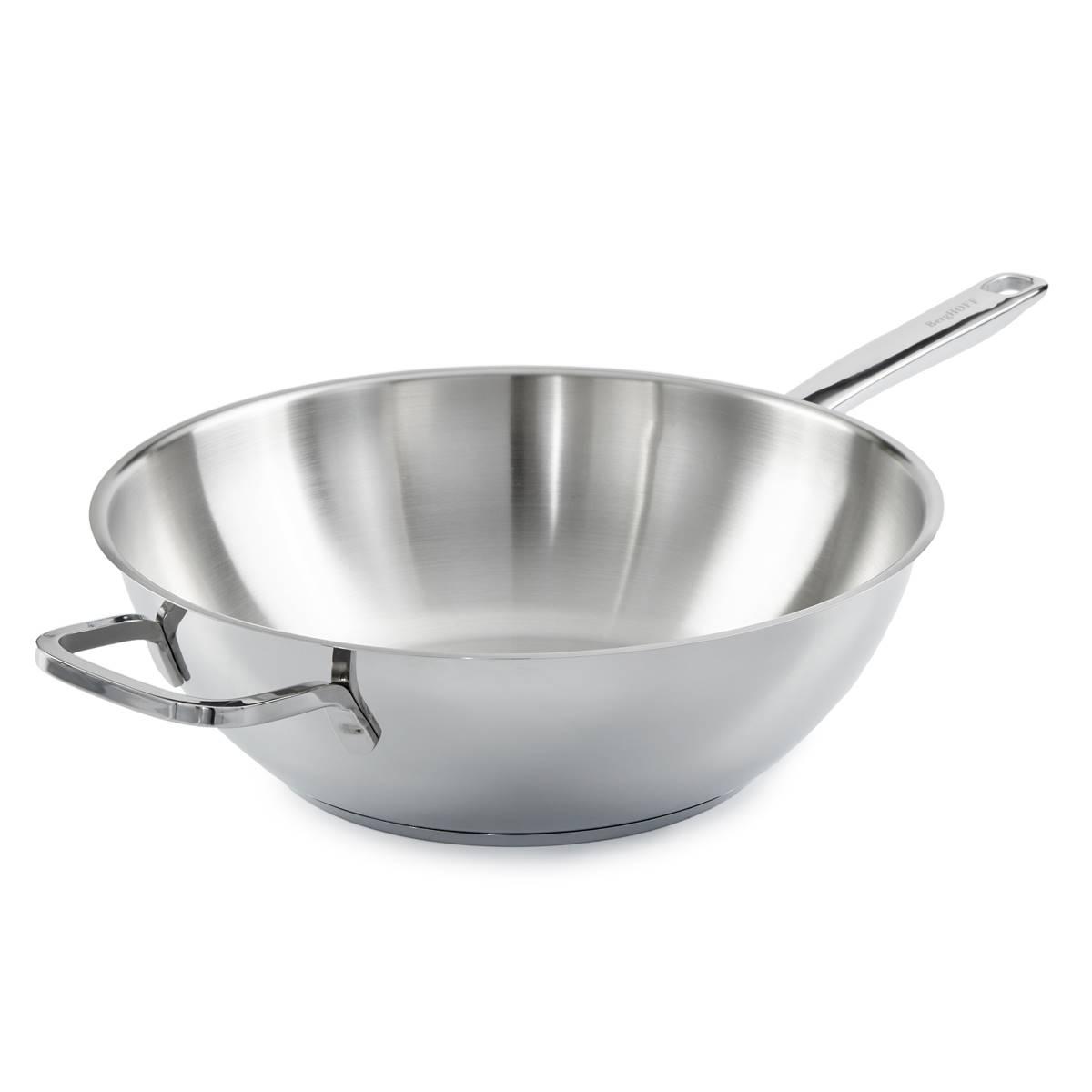 Click here for BergHOFF Helix Stainless Steel 12in. Wok Pan w/ Gl... prices