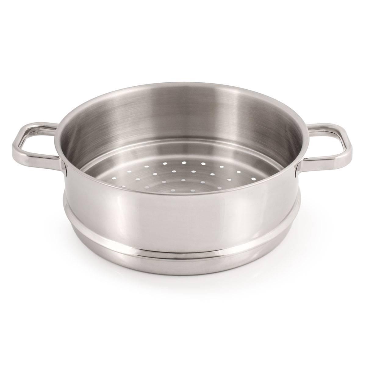 BergHOFF Belly Shape 18/10Stainless Steel Steamer 9.5 Steamer  One Size  Stainless Steel
