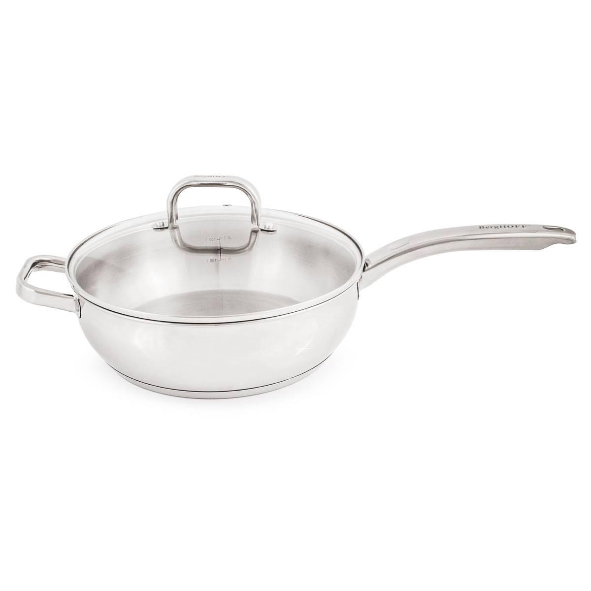 Click here for BergHOFF Belly 18/10 Stainless Steel 9.5 Deep Skil... prices