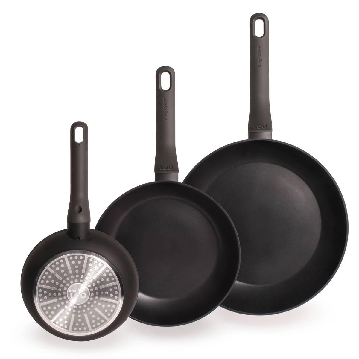 Click here for BergHOFF Leo 3Pc Nonstick Fry Pan Set  8  10  11 -... prices