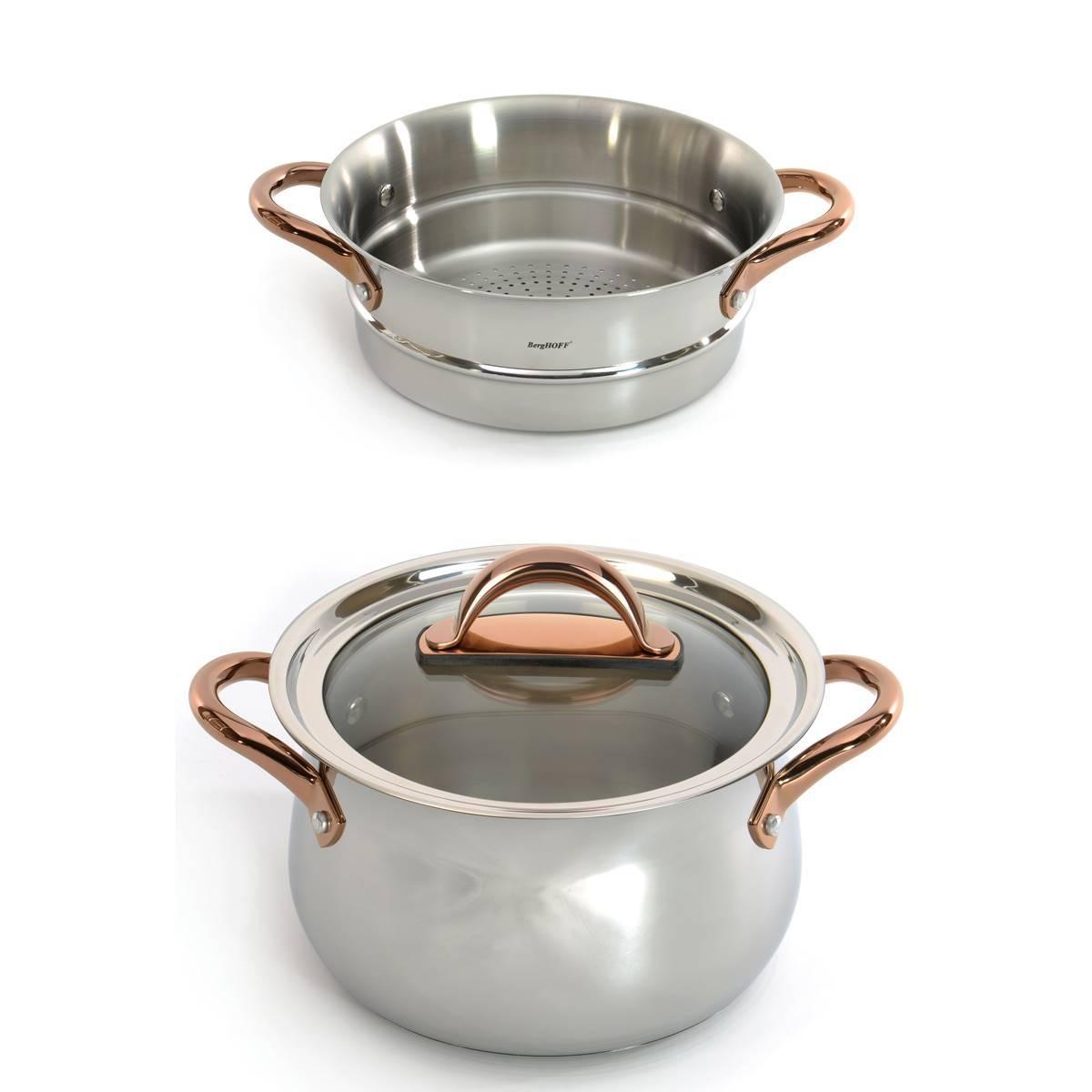 Click here for BergHOFF 18/10 Stainless Steel 3 Piece Steamer Set... prices