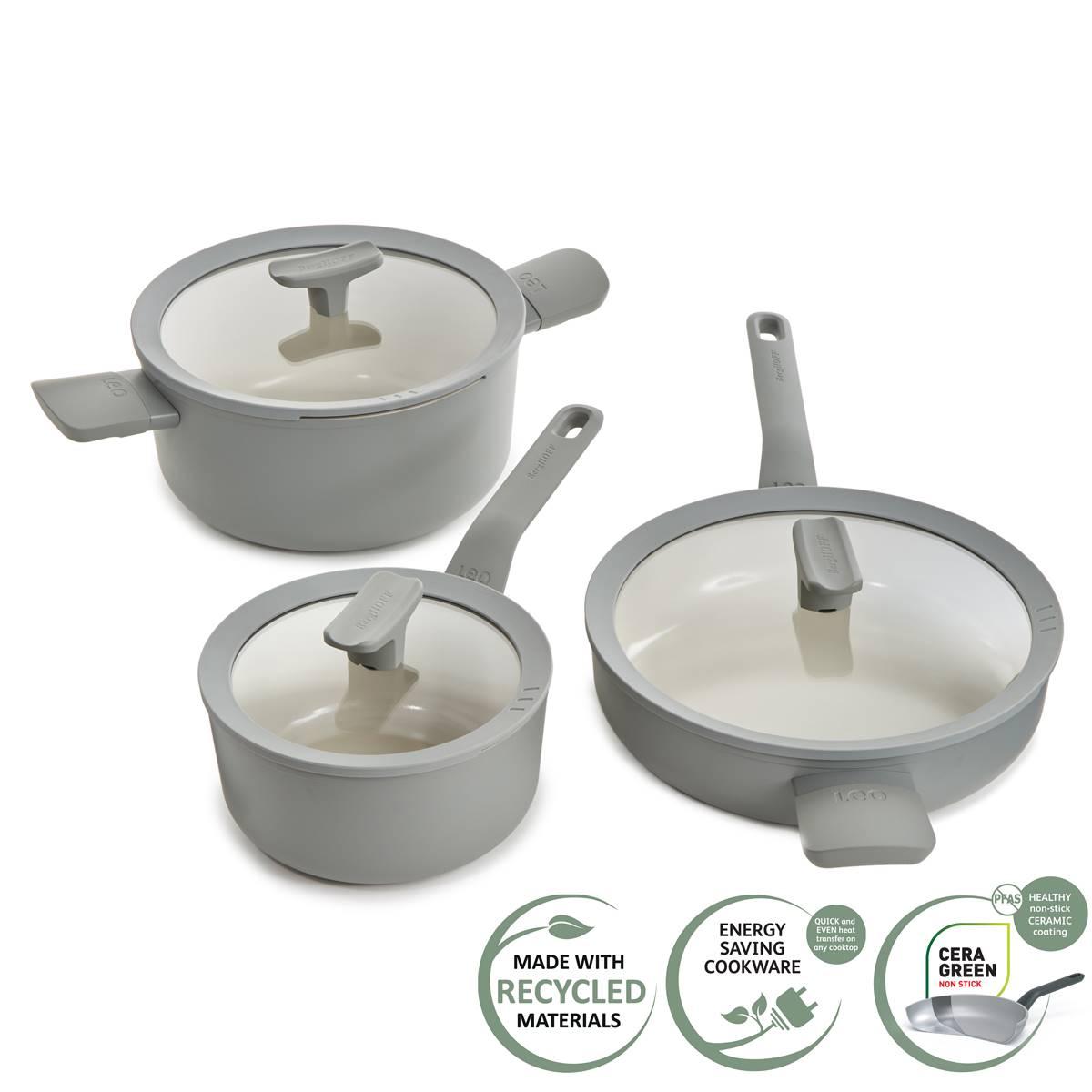 Click here for BergHOFF Balance 6Pc Non-stick Ceramic Cookware Se... prices