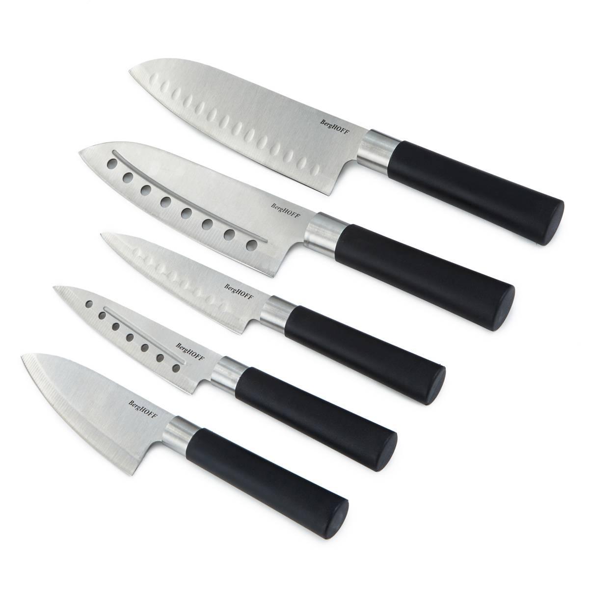 Click here for BergHOFF Codon 5pc. Stainless Steel Santoku Set prices