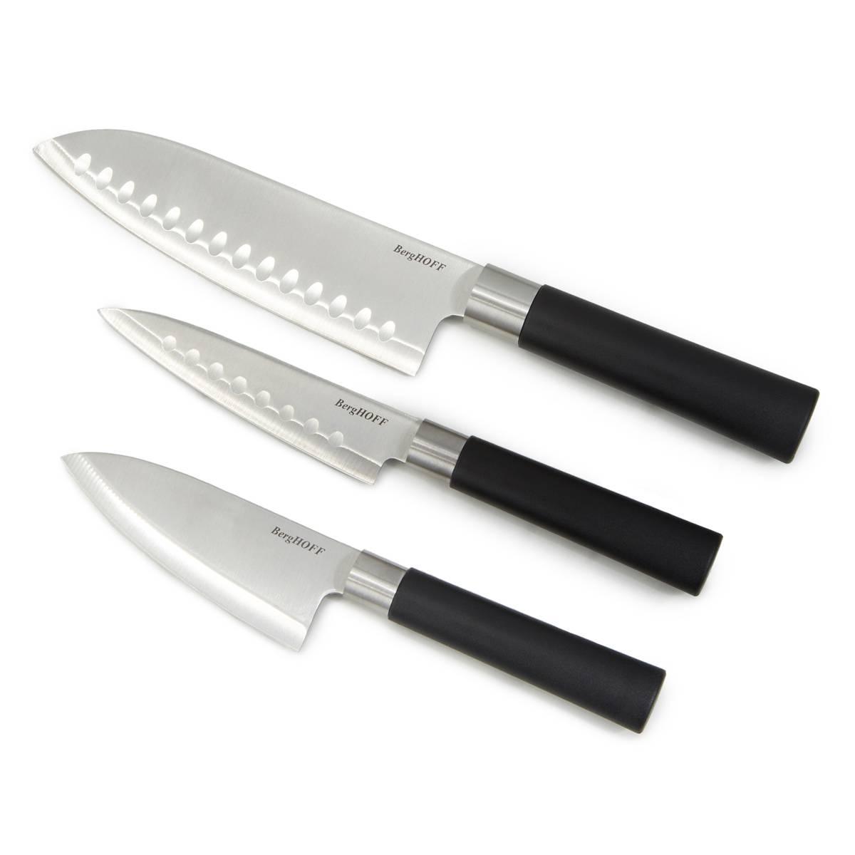 Click here for BergHOFF Codon 3pc. Stainless Steel Santoku Set prices