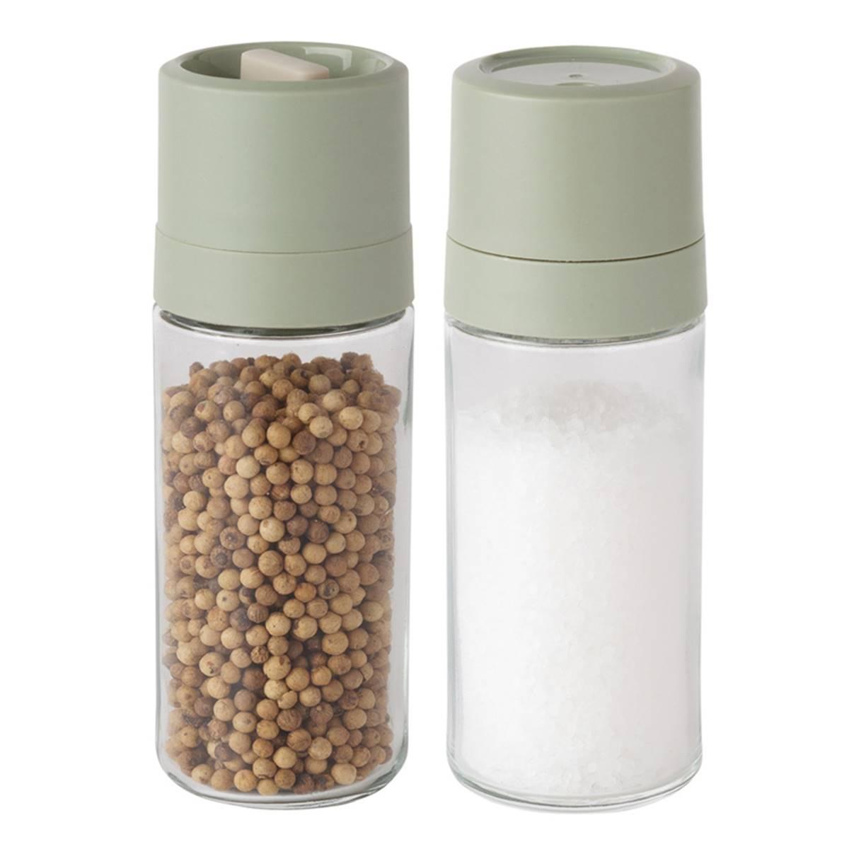 BergHOFF Leo Balance 2pc. Glass Covered Grinder & Shaker Set