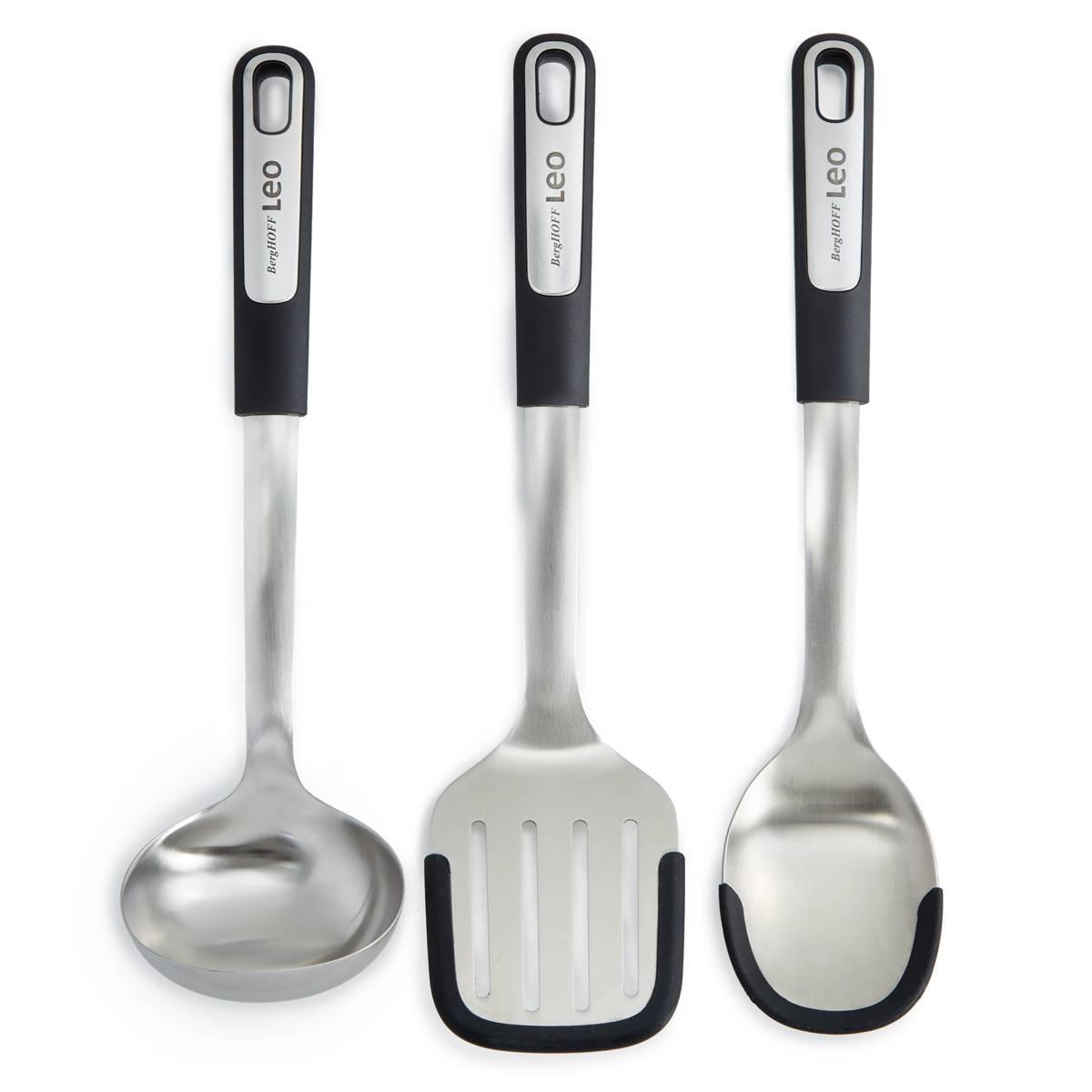 Click here for BergHOFF Leo Graphite Stainless Steel 3pc. Utensil... prices