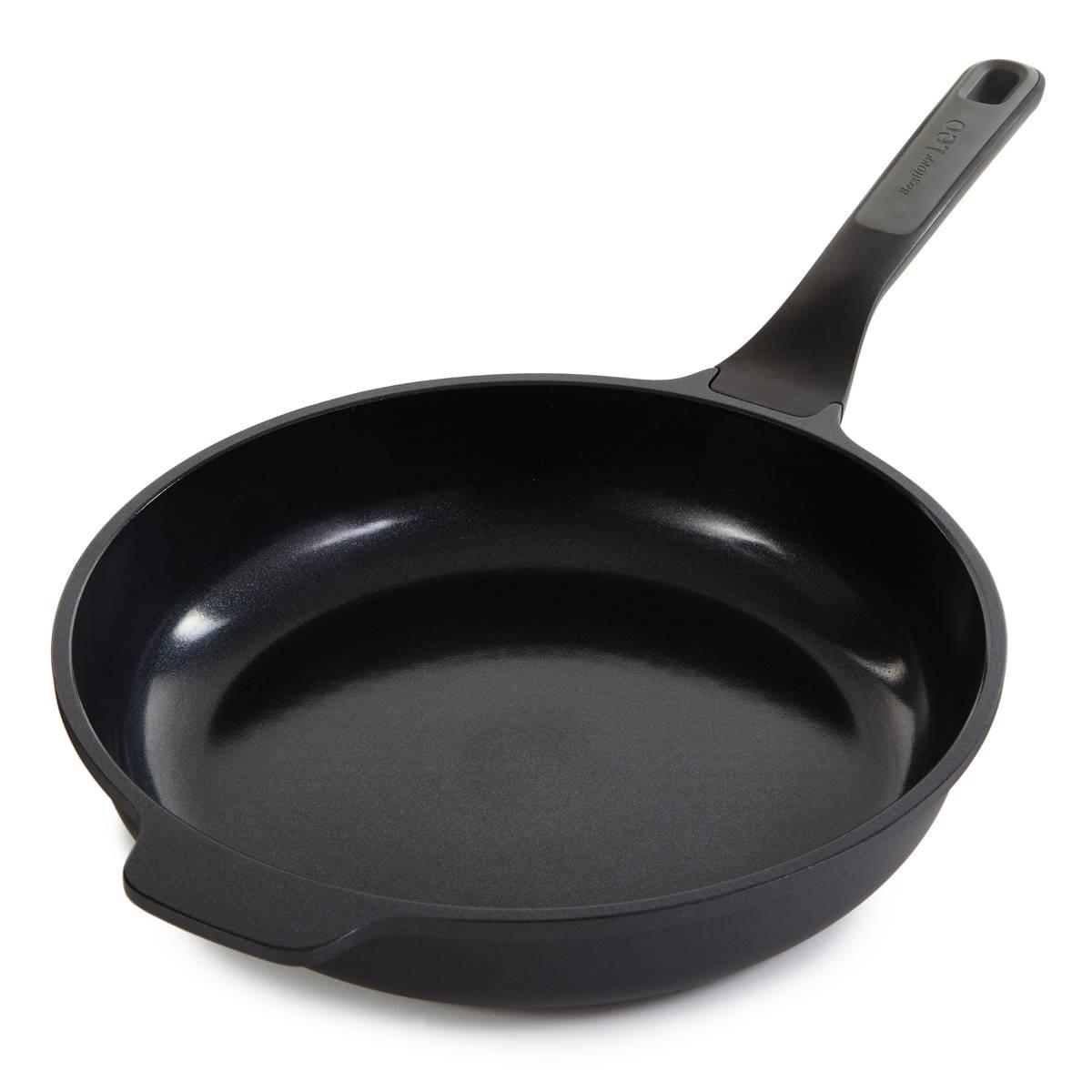 BergHOFF Leo Stone+ Ceramic 11 Non-Stick Frying Pan  One Size  Black