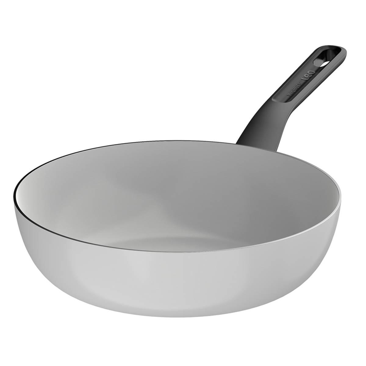 BergHOFF Leo Glints Ceramic Non-Stick 11 Wok  One Size  White
