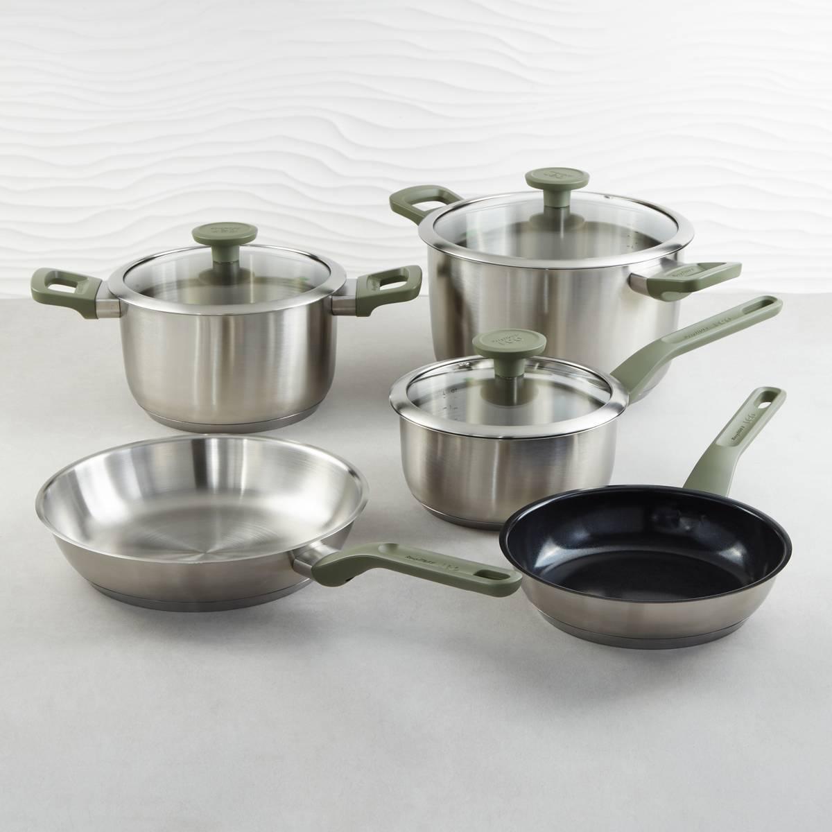 Click here for BergHOFF Bolt 8pc. Stainless Steel Cookware Set wi... prices