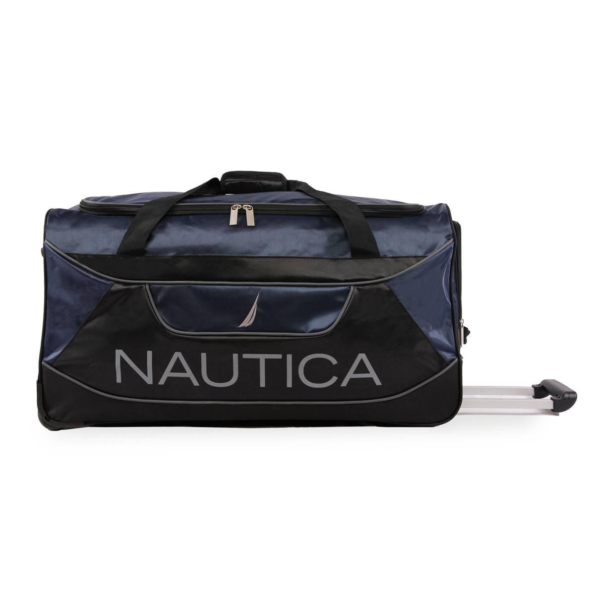 Click here for Nautica Lander 30in. Rolling Duffel Bag prices