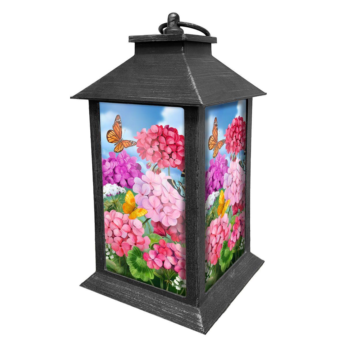 Click here for Briarwood Lane Geraniums in Bloom Lantern prices