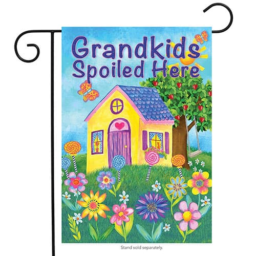 Click here for Briarwood Lane Grandkids Spoiled Here Garden Flag prices
