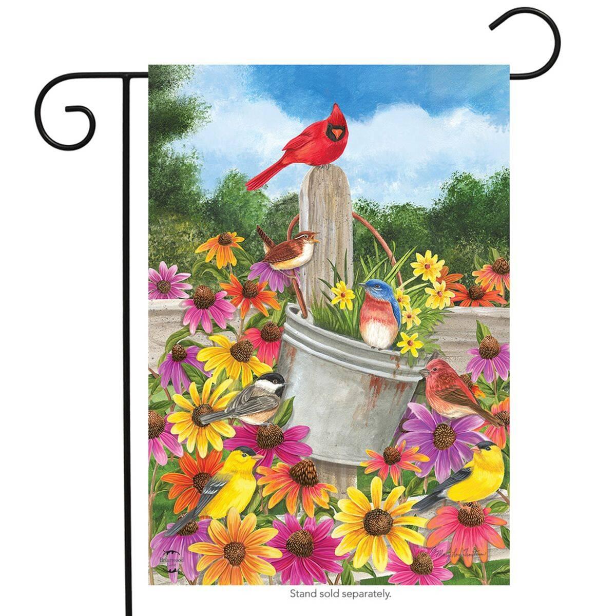 Click here for Briarwood Lane Gathering Cardinal Garden Flag prices
