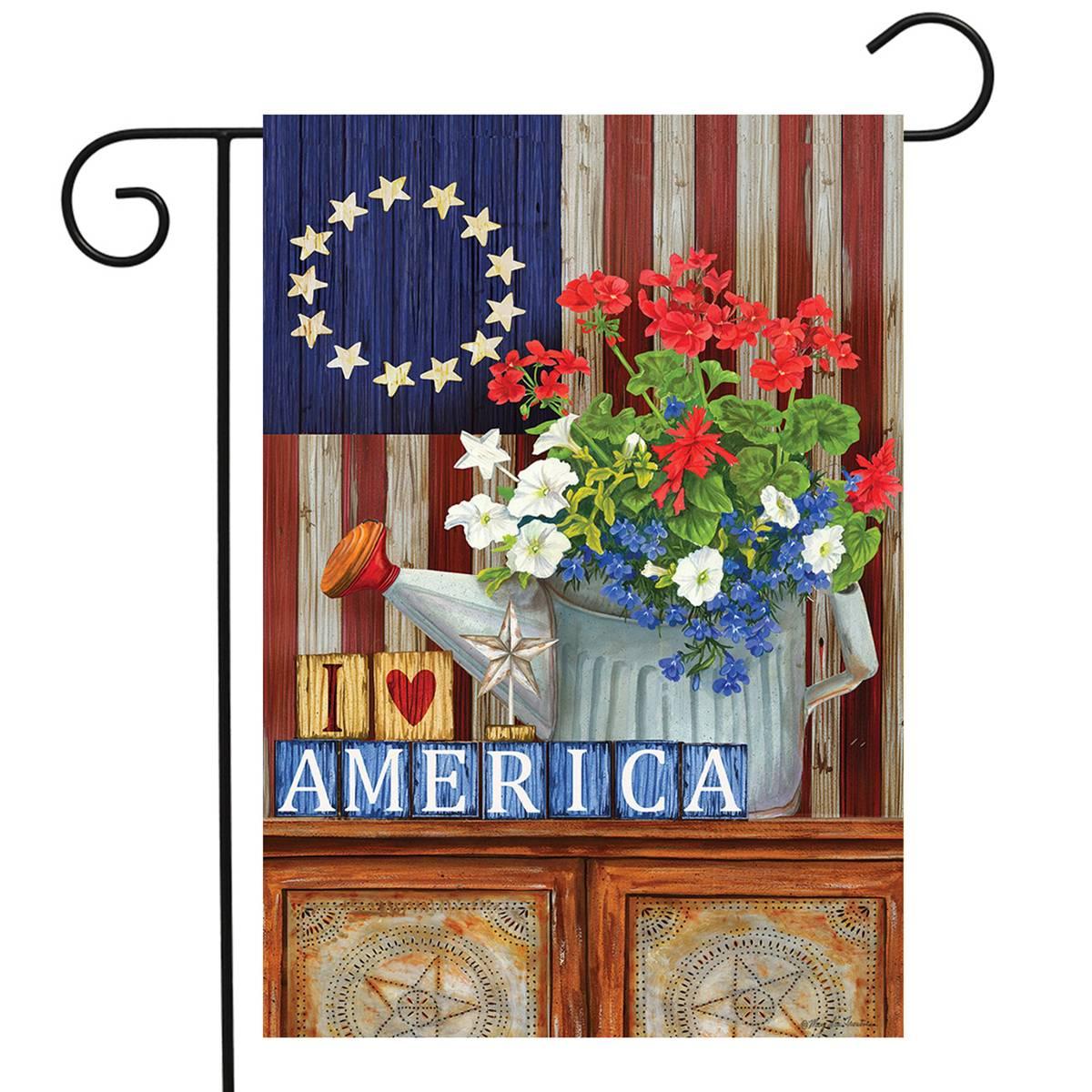 Click here for Briarwood Lane Americana Patriotic Garden Flag Gar... prices