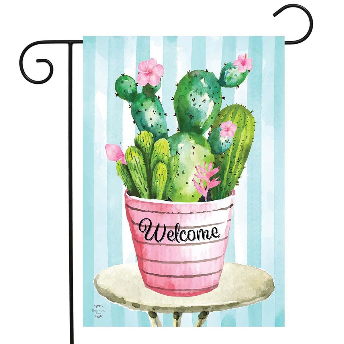 Click here for Briarwood Lane  Cactus Bouquet Garden Flag prices