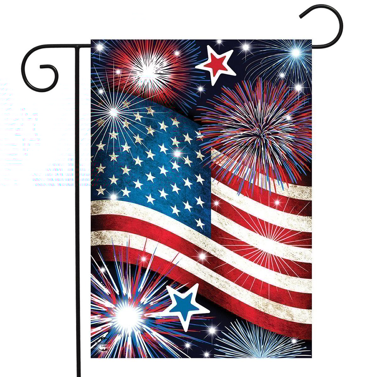 Click here for Stars and Stripes Patriotic Garden Flag prices