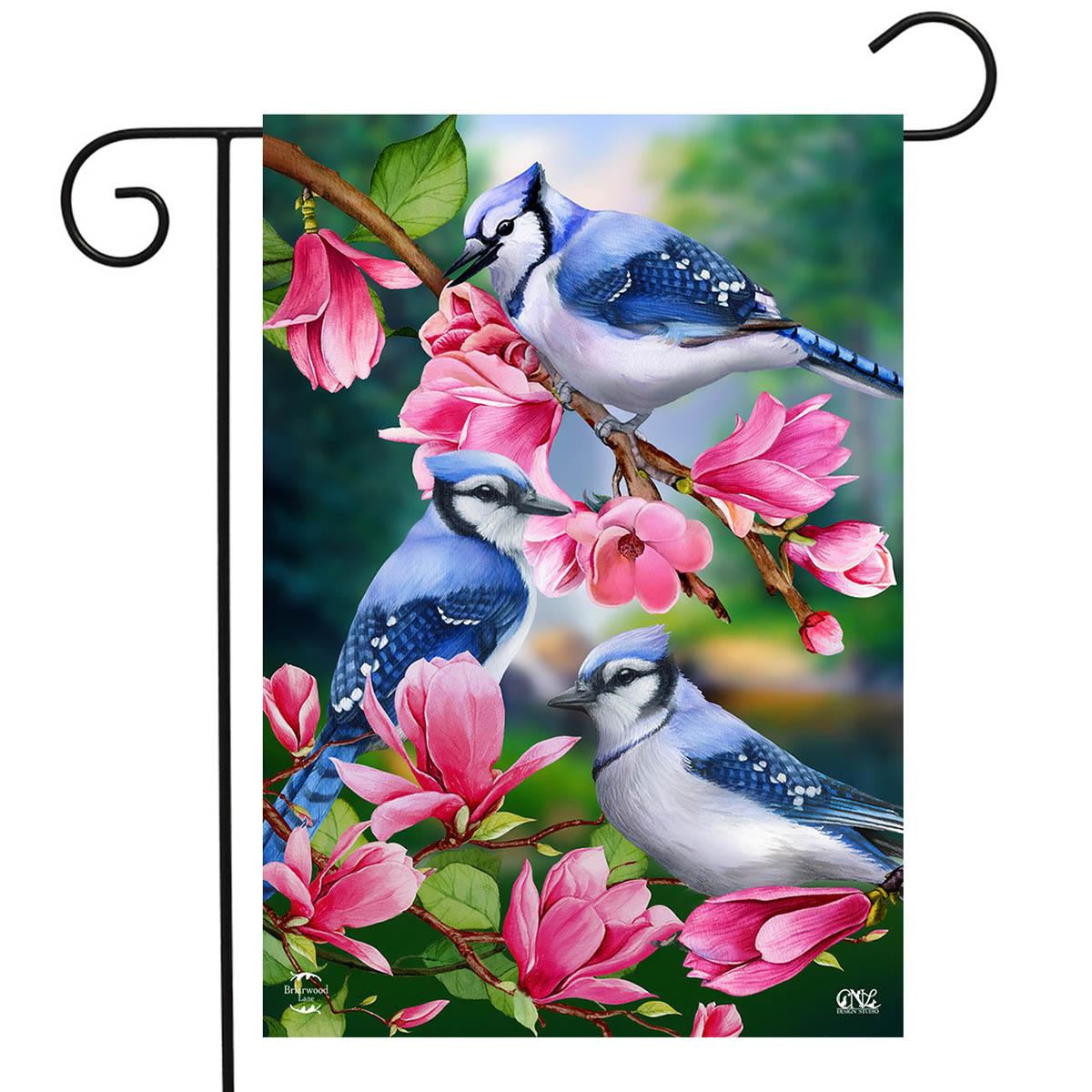 Click here for Briarwood Lane Blue Jay Garden Flag prices