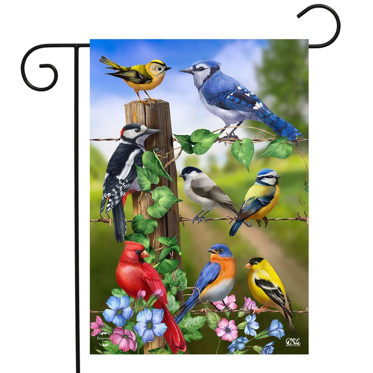 Click here for Briarwood Lane Country Birds Garden Flag prices