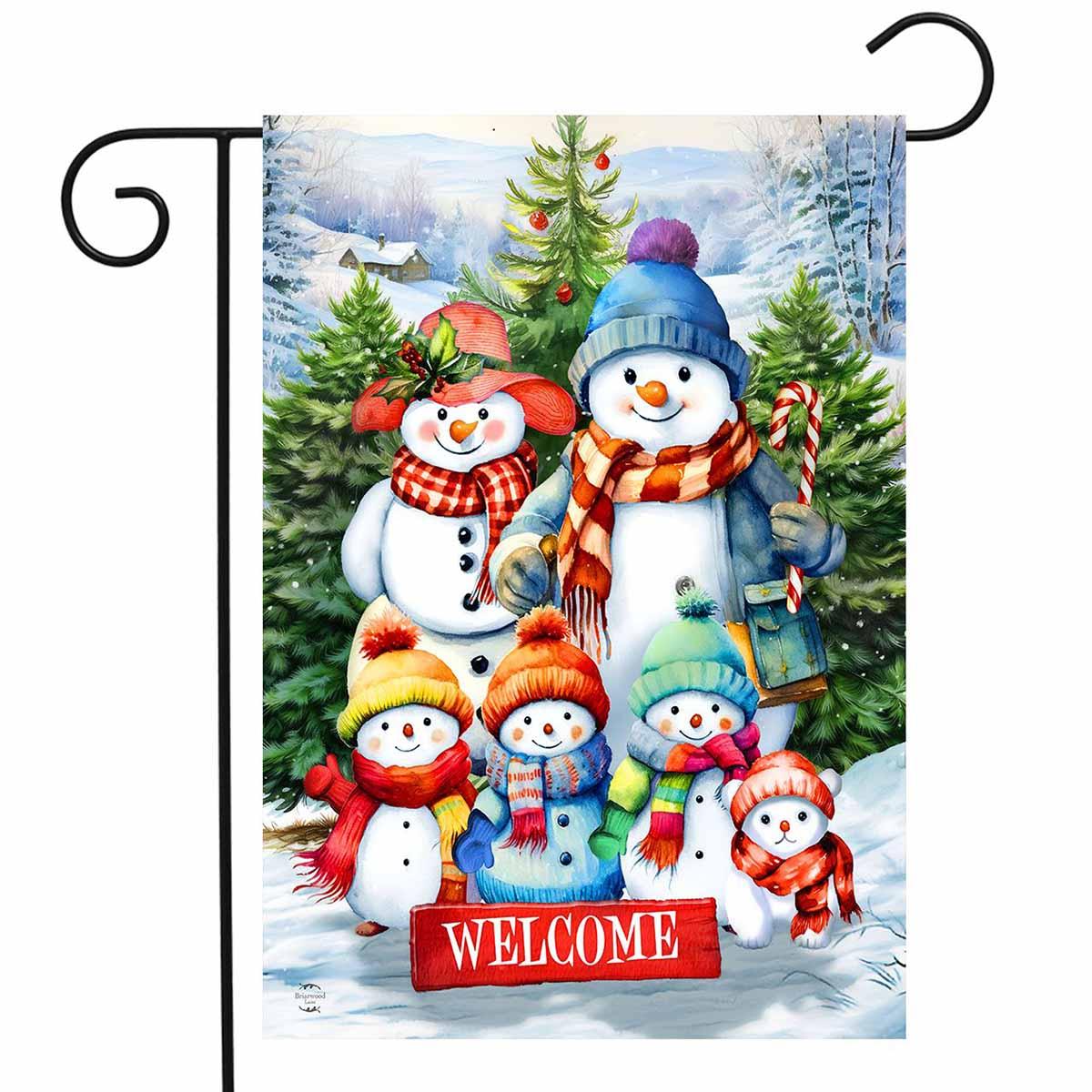 Click here for Briarwood Lane Snow Family Garden Flag prices