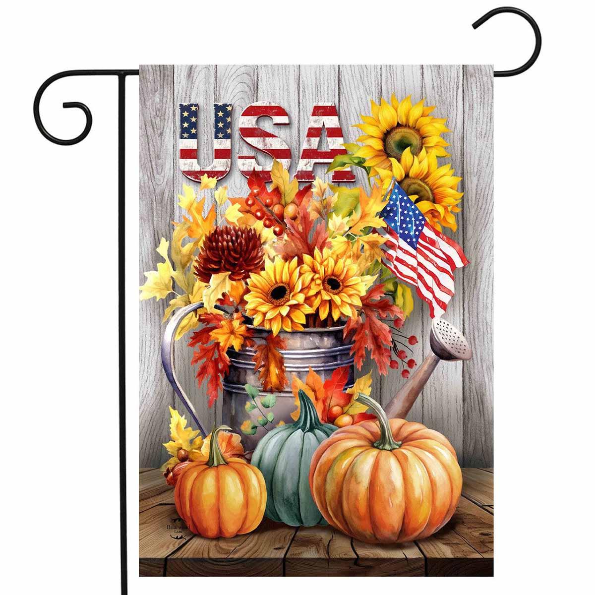 Click here for Briarwood Lane American Autumn Garden Flag prices