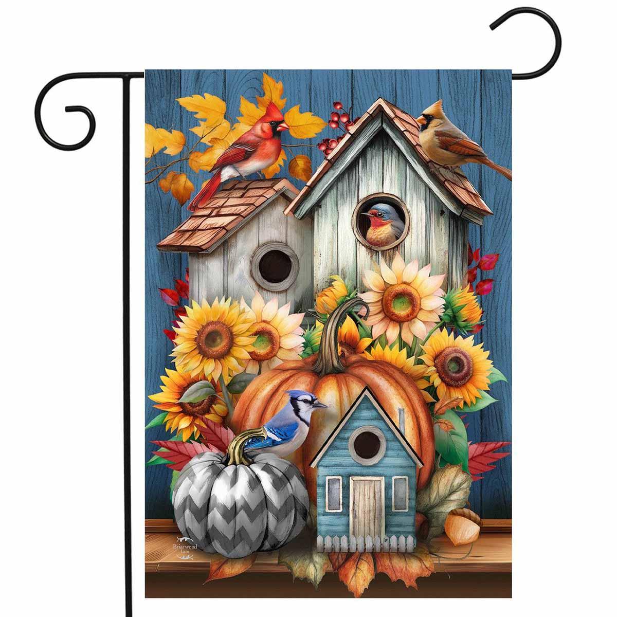 Click here for Briarwood Lane Fall Feathered Friends Garden Flag prices