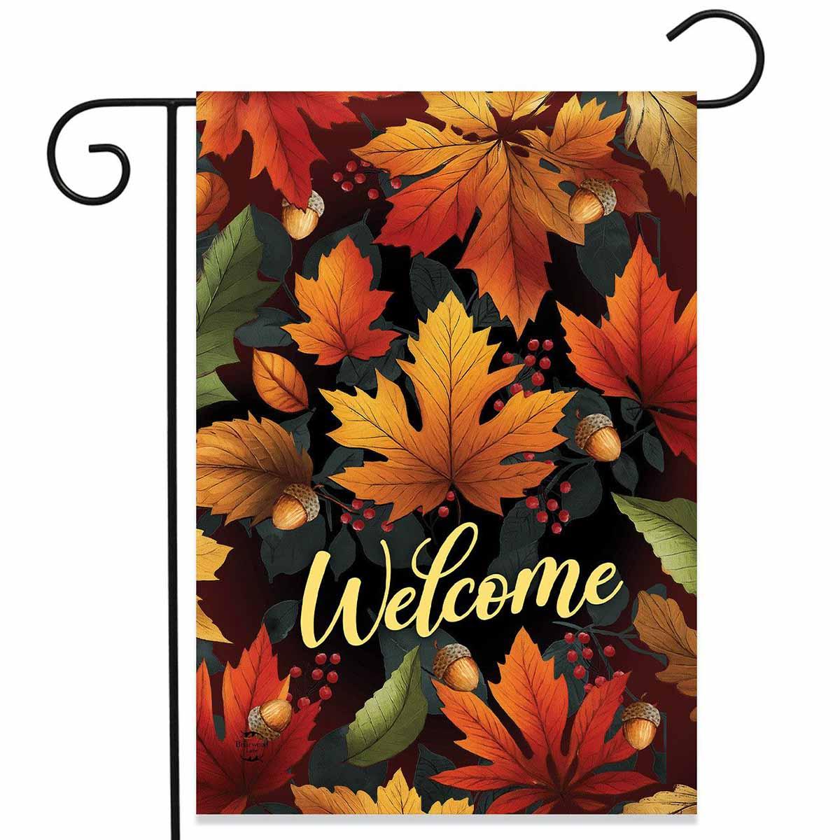 Click here for Briarwood Lane Autumn Color Leaves Garden Flag prices