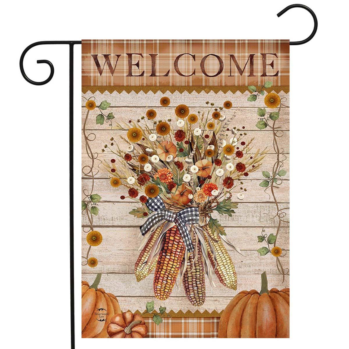 Click here for Briarwood Lane Autumn Corn Garden Flag prices