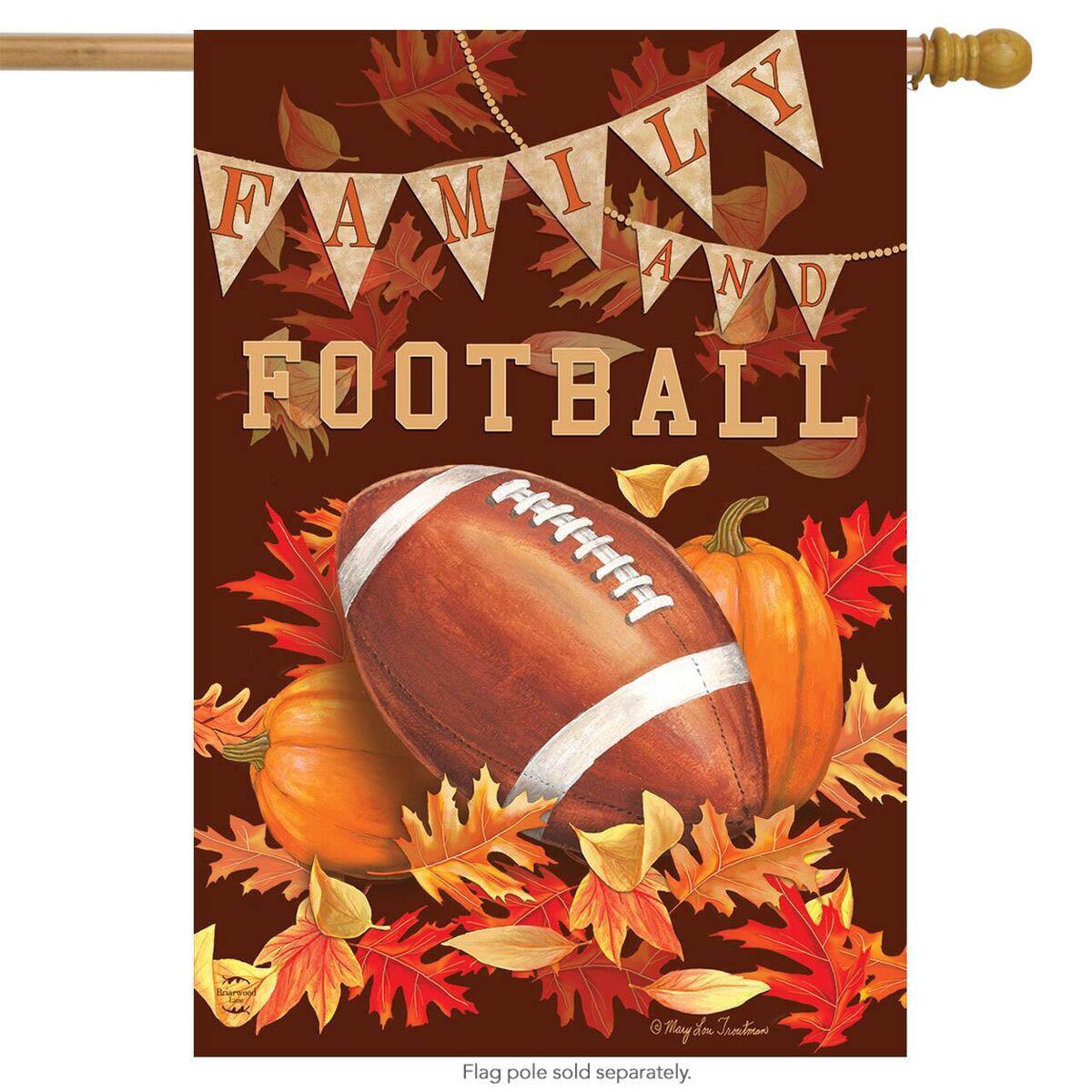 Click here for Briarwood Lane Family & Football Fall House Flag prices
