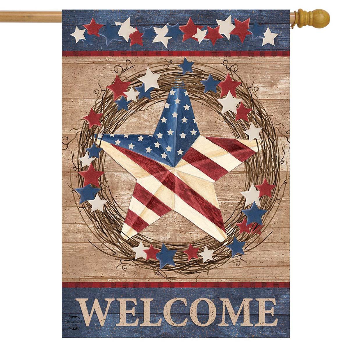 Click here for Briarwood Lane Americana Barn Star Patriotic House... prices