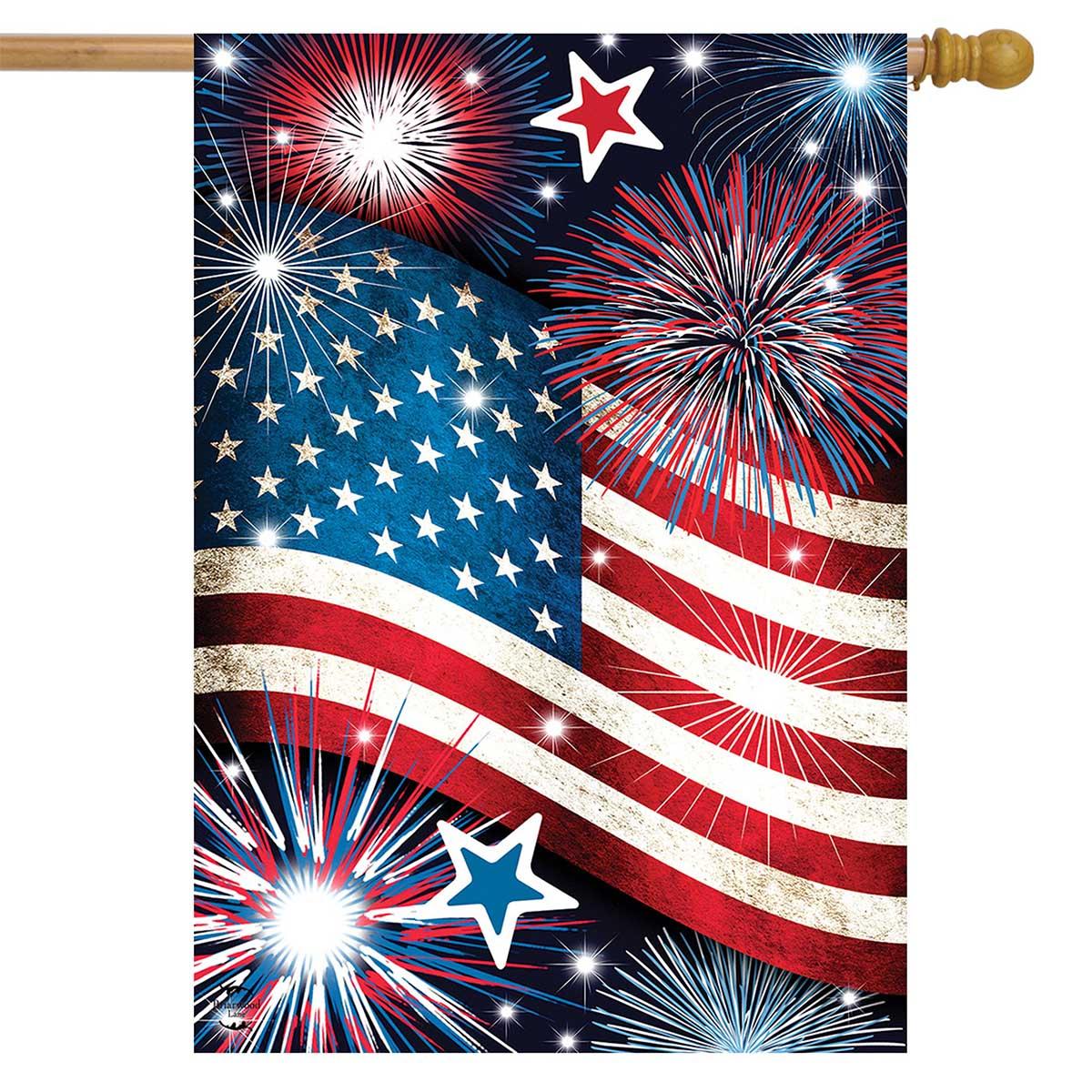 Click here for Briarwood Lane Stars & Stripes House Garden Flag prices