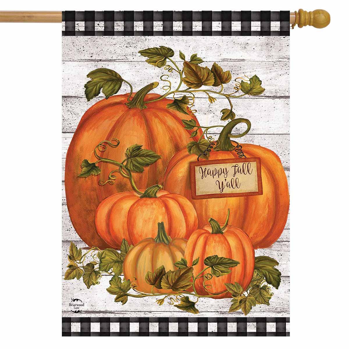 Click here for Briarwood Lane Happy Fall Yall Pumpkin Farmhouse H... prices