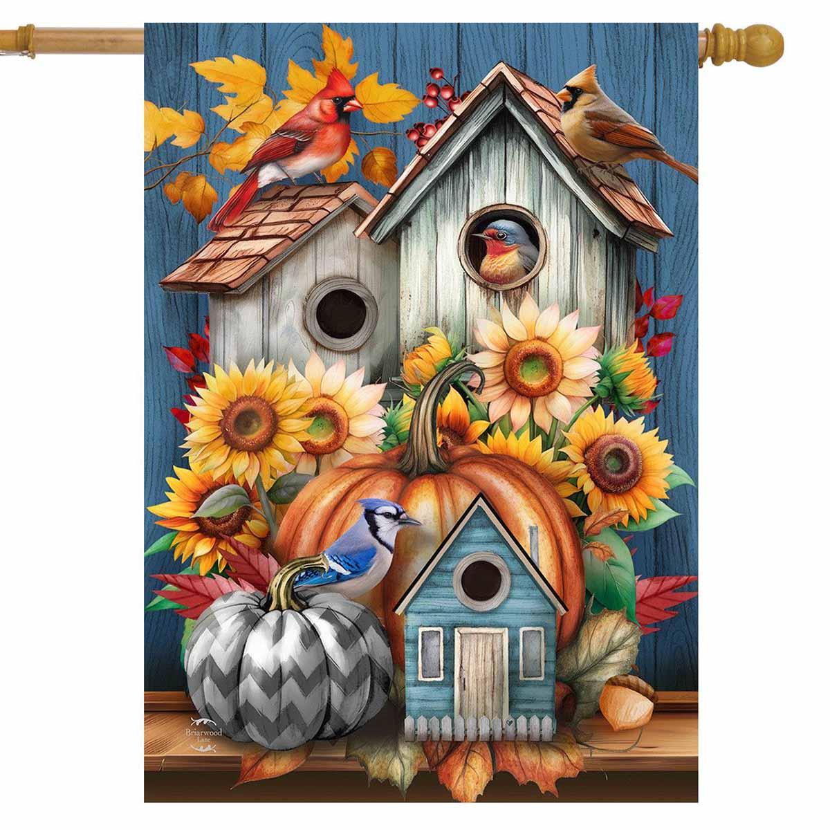 Click here for Briarwood Lane Fall Feathered Friends House Flag prices
