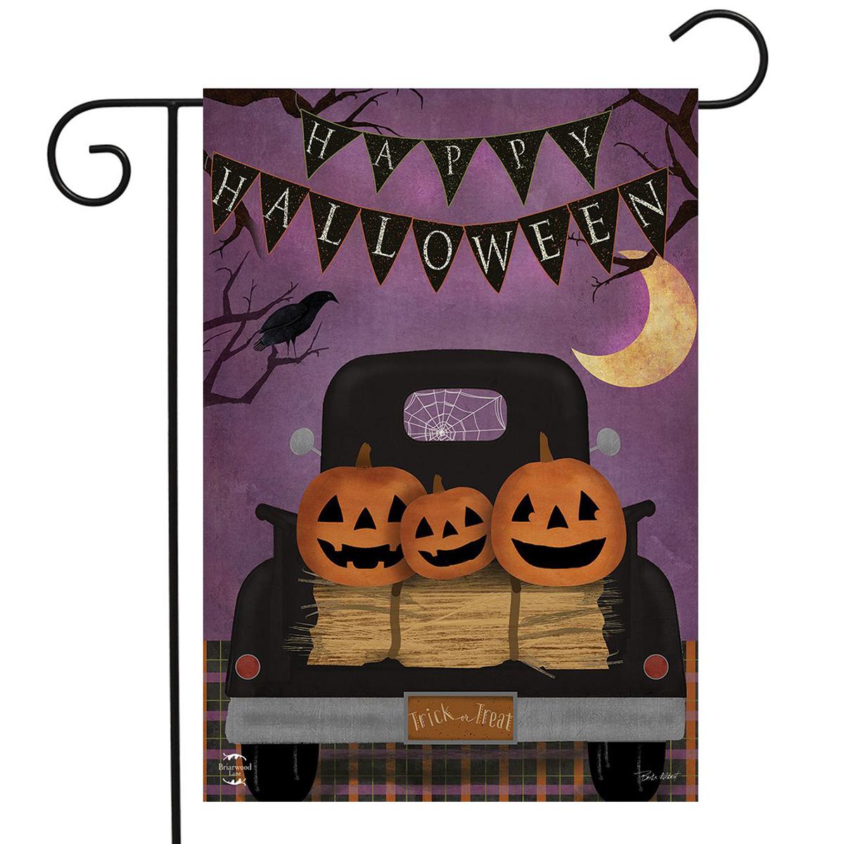Click here for Briarwood Lane Halloween Truck Garden Flag prices