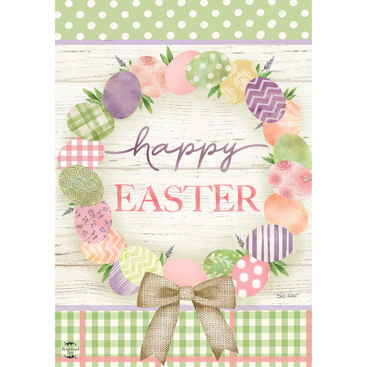 Click here for Briarwood Lane Easter Egg Wreath Happy Easter Gard... prices