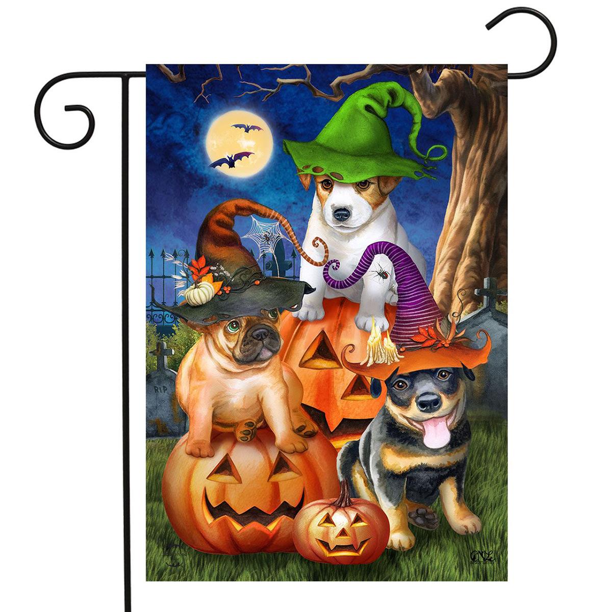 Click here for Briarwood Lane Spooky Pups Garden Flag prices
