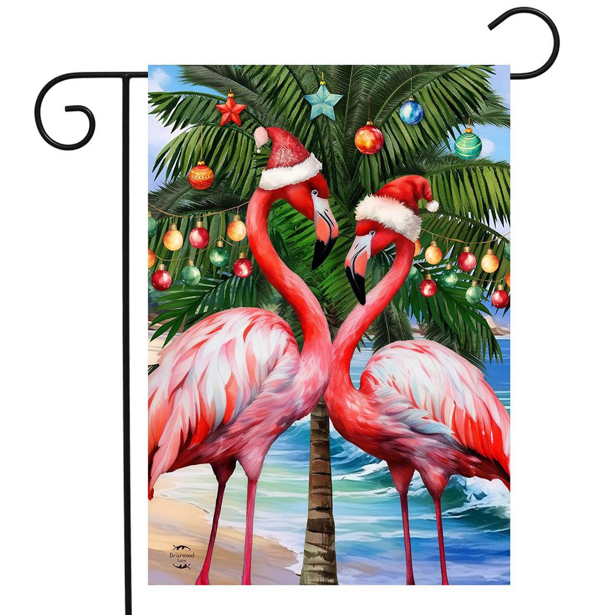 Click here for Briarwood Lane Festive Flamingo Garden Flag prices