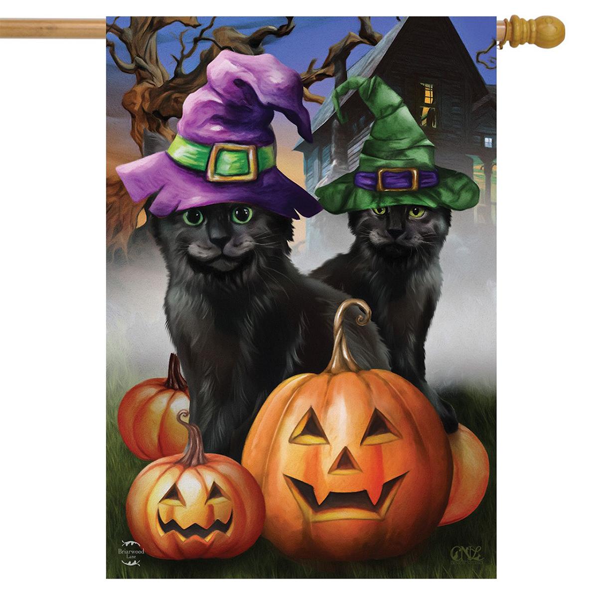 Click here for Briarwood Lane Spooky Kittens House Flag prices