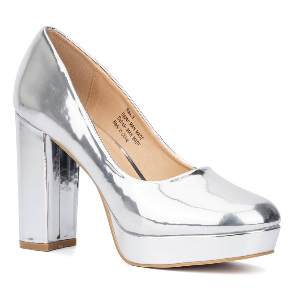 Click here for Womens Nancy Pump - Black patent prices