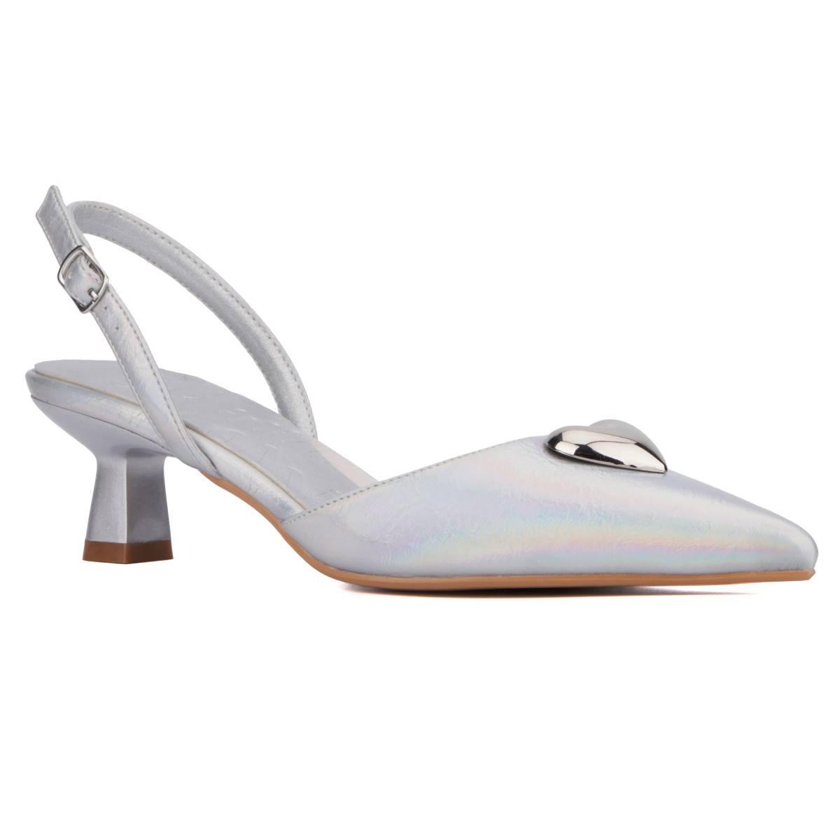 Click here for Womens Olivia Miller Mystic Slingback Kitten Heels prices