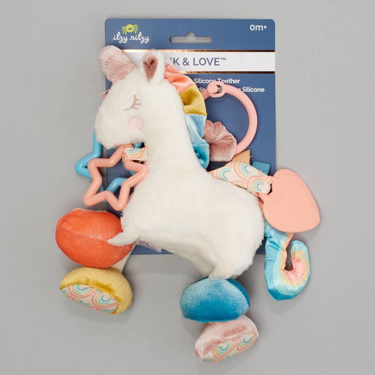 Click here for Baby Girl Itzy Ritzy Unicorn Link & Love(tm) Toy prices