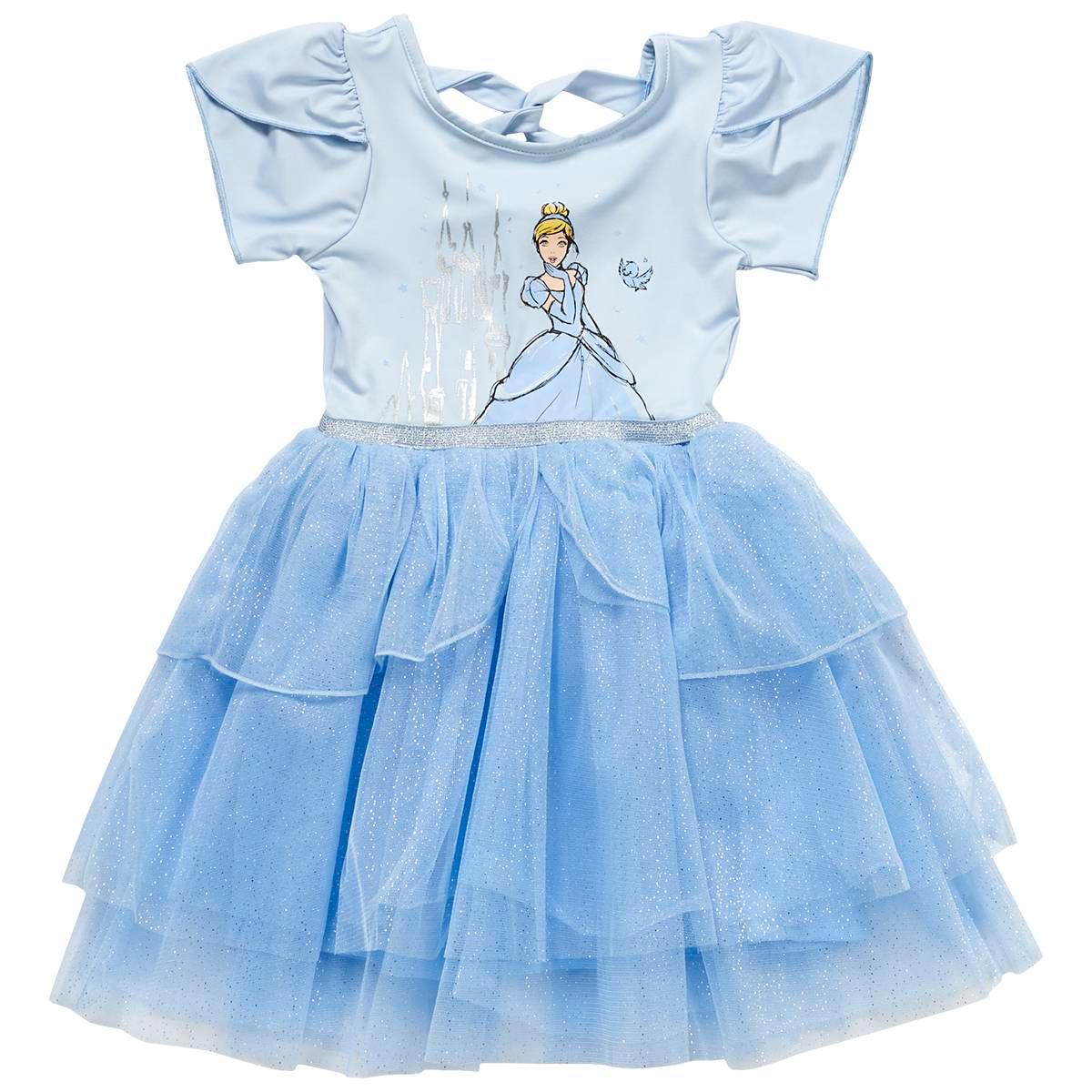 Click here for Girls (4-6x) Disney Cinderella Short Sleeve Strapp... prices