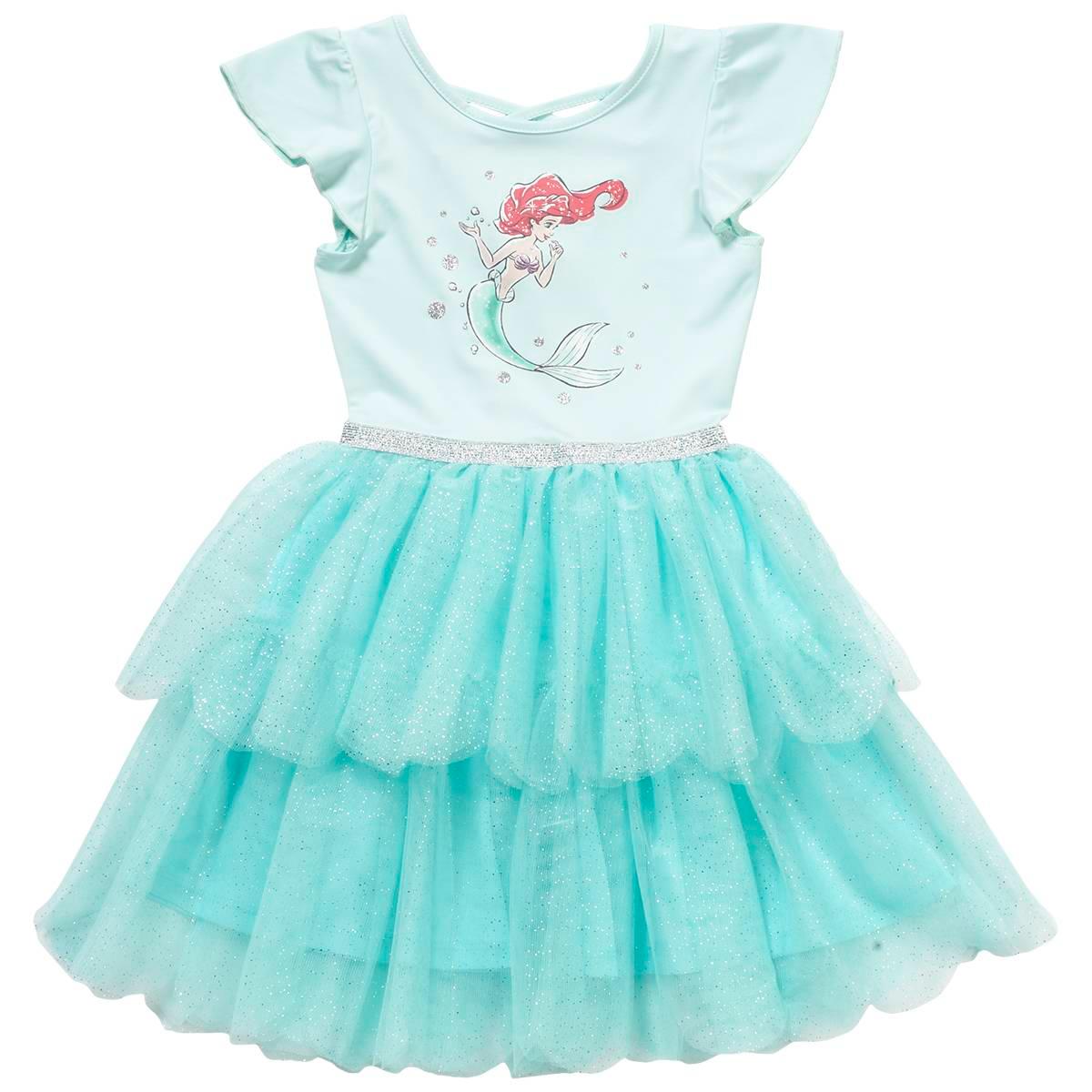 Click here for Girls (4-6x) Disney Ariel Cap Sleeve Strappy Tutu... prices