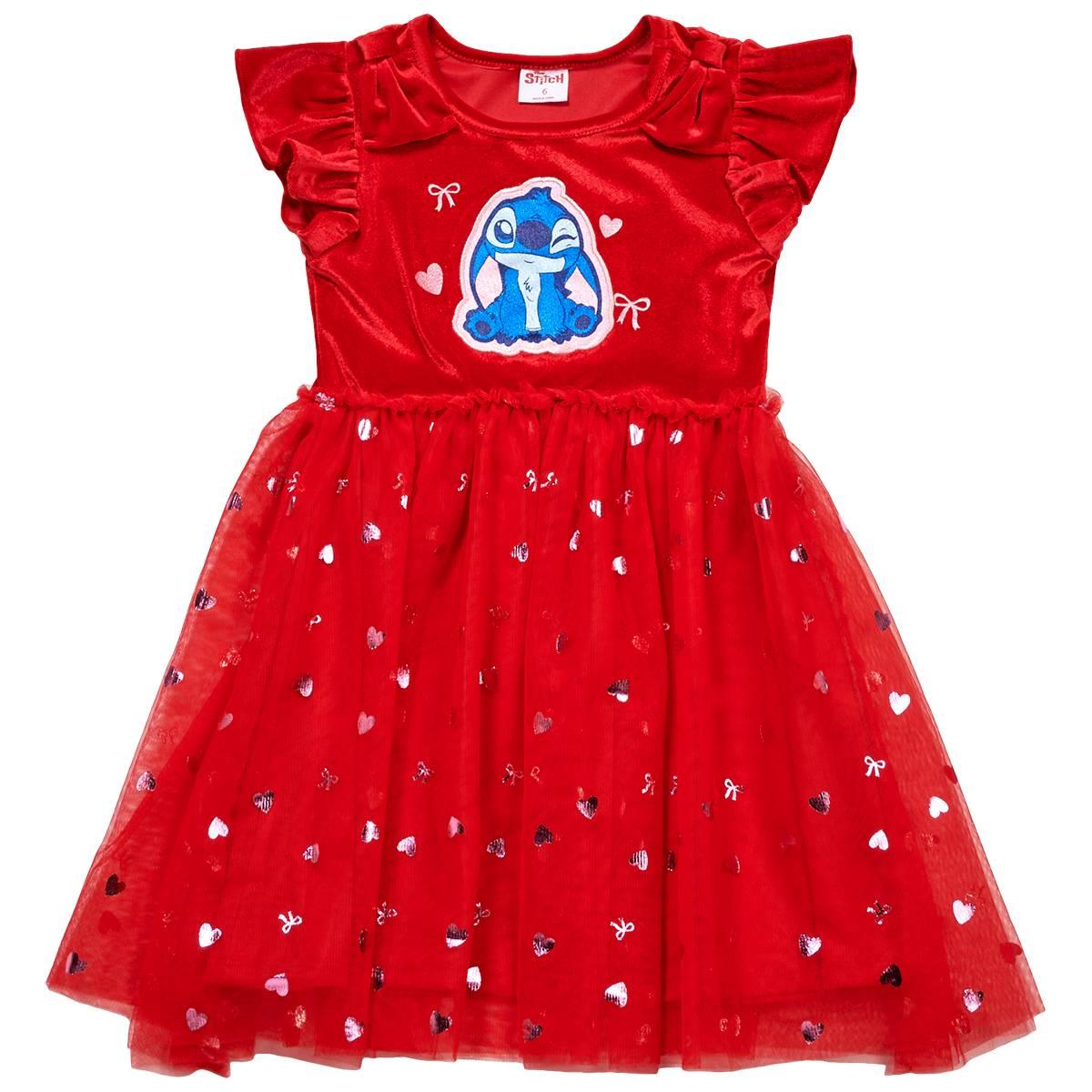 Click here for Girls (4-6x) Disney Stitch Valentines Day Tutu Dre... prices