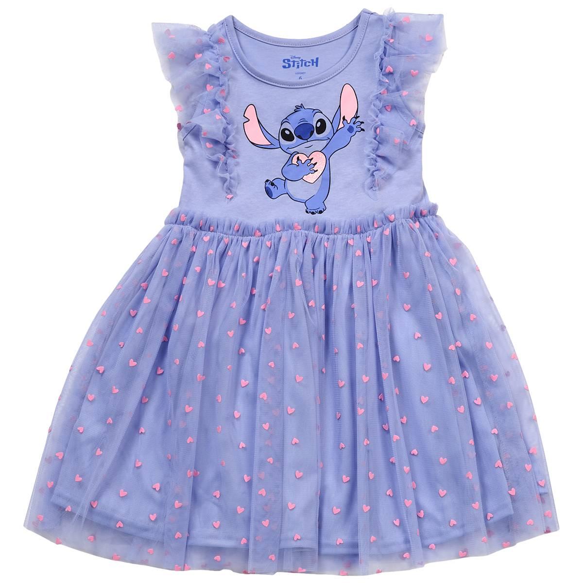 Click here for Girls (4-6x) Lilo & Stitch Heart Ruffle Tutu Dress prices