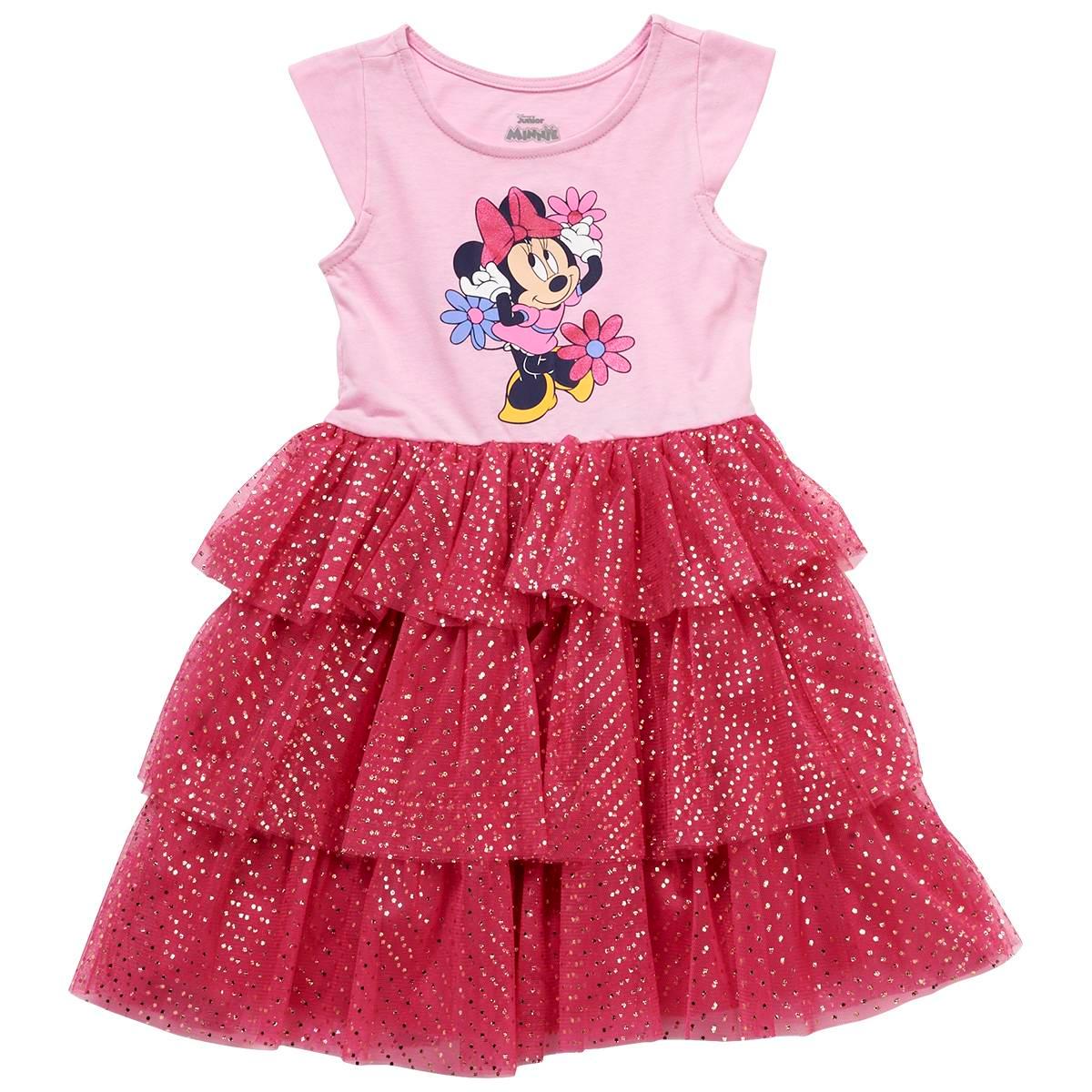 Click here for Girls (4-6x) Disney Minnie Cap Sleeve Layered Tutu... prices