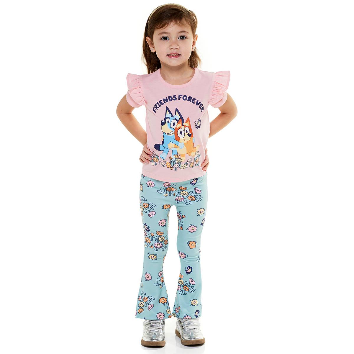 Click here for Baby Girl (12-24M) Bluey Friends Forever Tee & Leg... prices