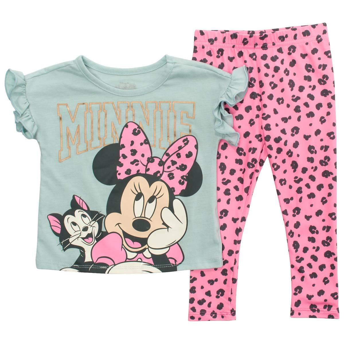 Click here for Toddler Girl Disney Minnie & Kitty Tee & Leggings... prices