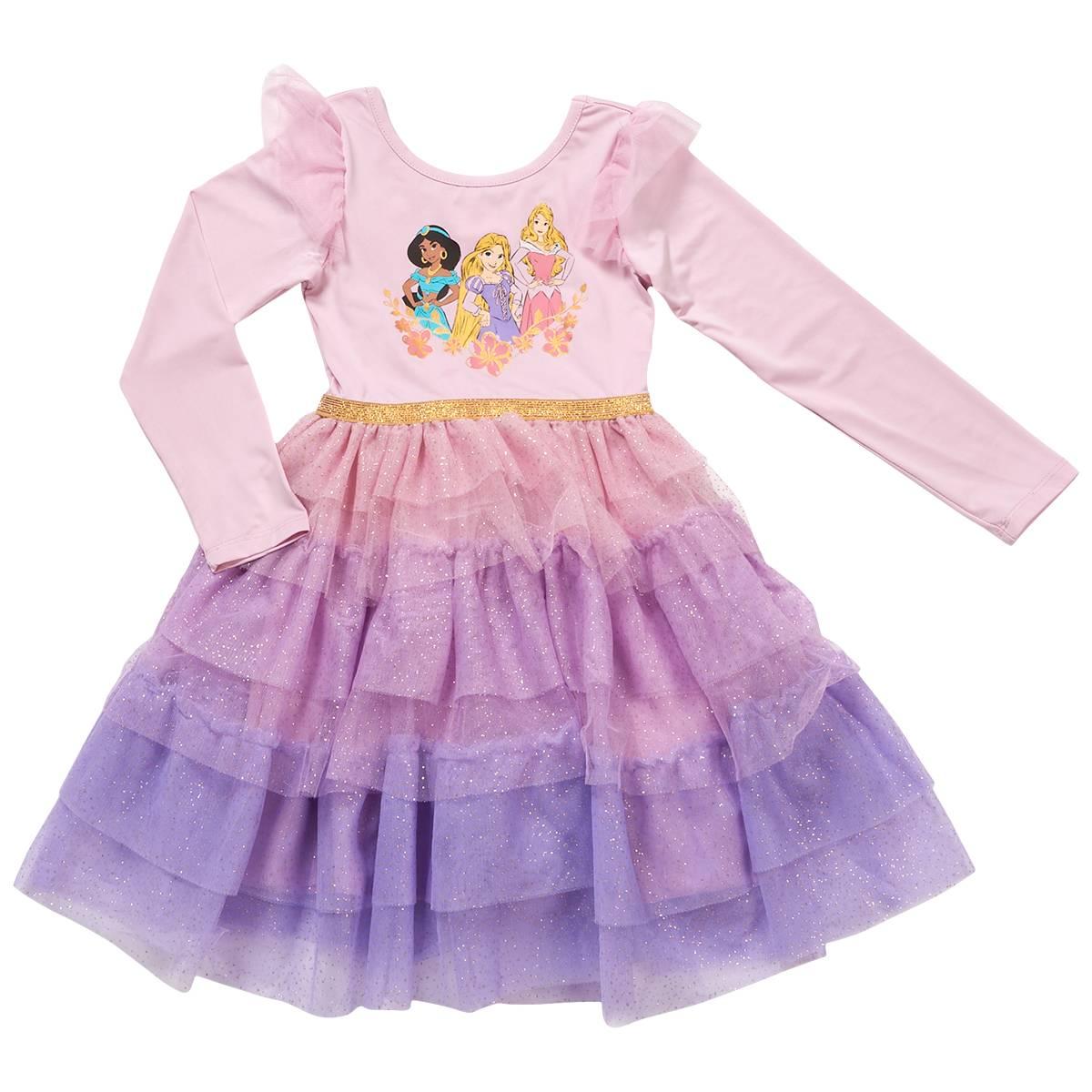 Click here for Toddler Girl Disney Princess Long Sleeve Tutu Dres... prices