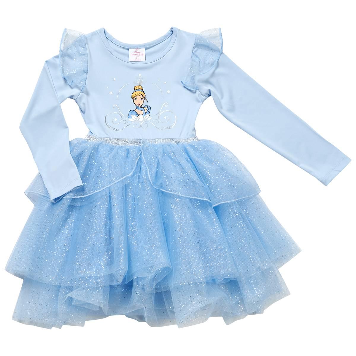 Click here for Toddler Girl Disney Cinderella Long Sleeve Tutu Dr... prices