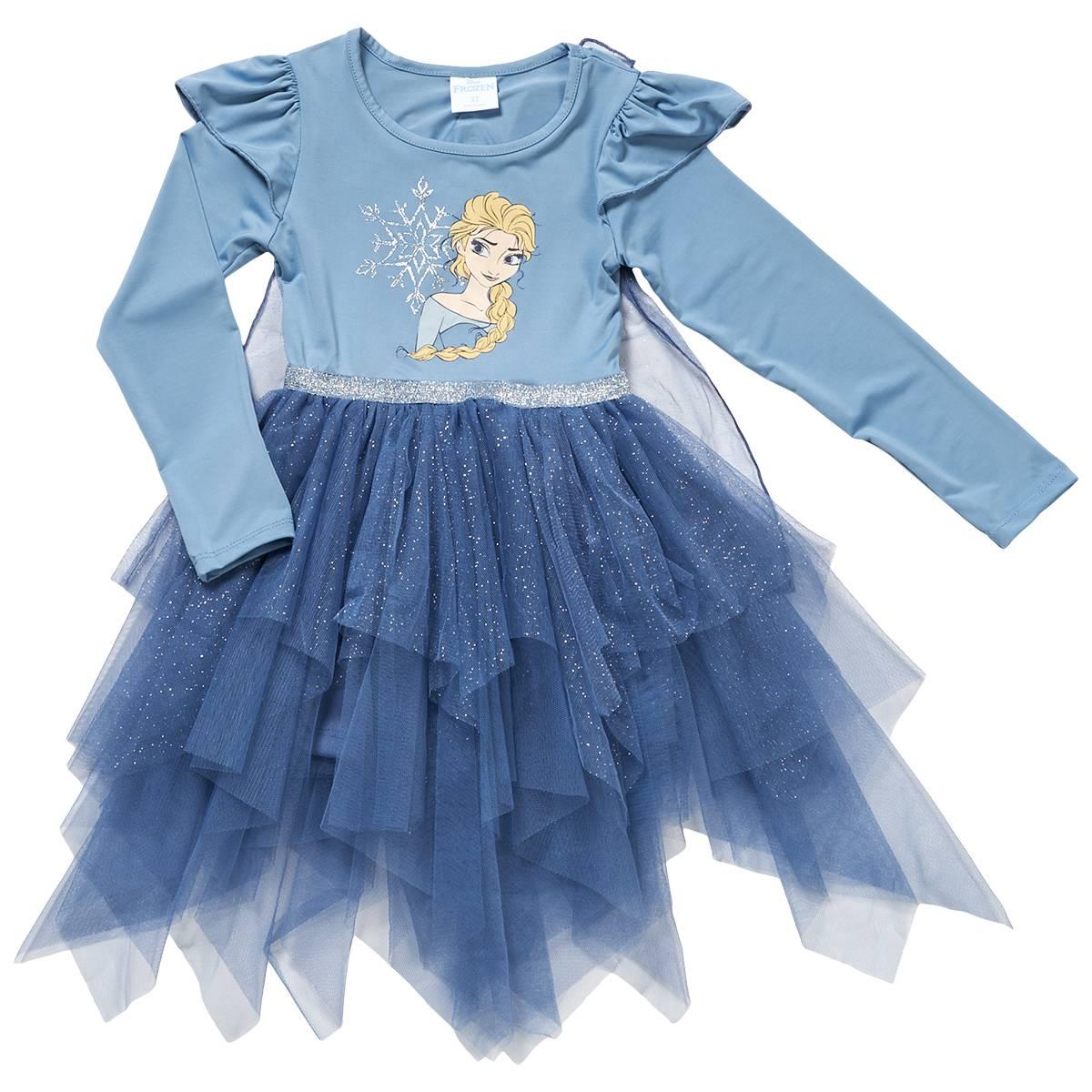 Click here for Toddler Girl Disney Frozen Elsa Long Sleeve Tutu D... prices
